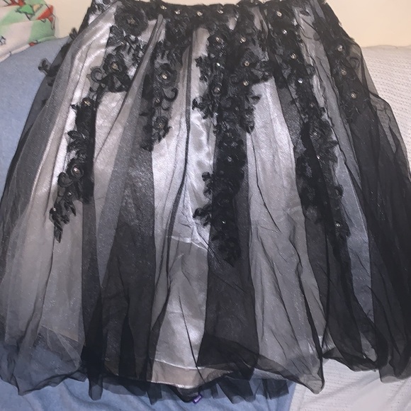 Grace Karin | Dresses | Nwt Wednesday Adams Vibe Prom Fancy Black Dress ...